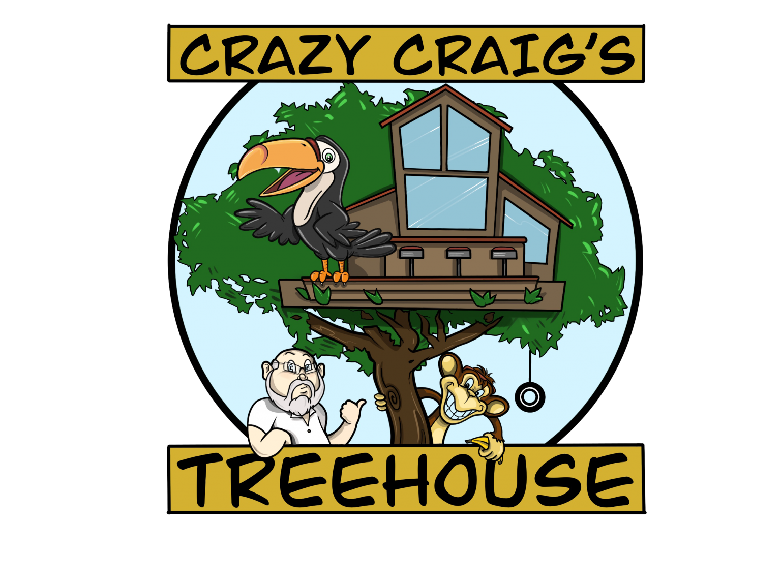 Crazy Craig's Treehouse - Crazy Craig's Cheeky Monkey Bar