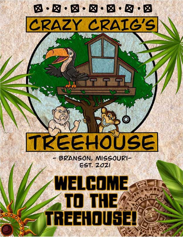 Crazy Craig's Treehouse - Crazy Craig's Cheeky Monkey Bar